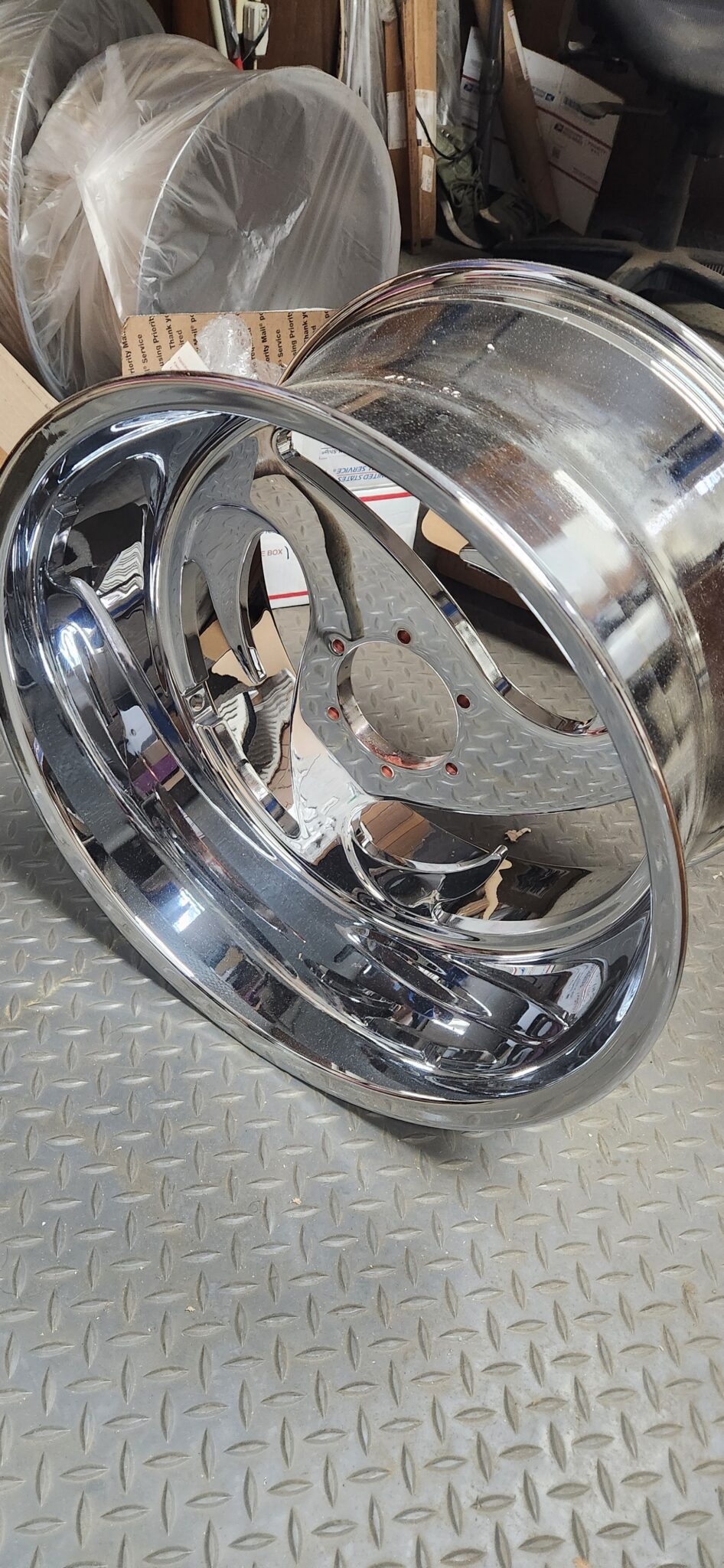 Rechroming Chopper rim – Atlas Chrome Plating and Custom Polishing ...